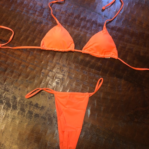 Swim | Sexy Stringy Orange Bikini | Poshmark